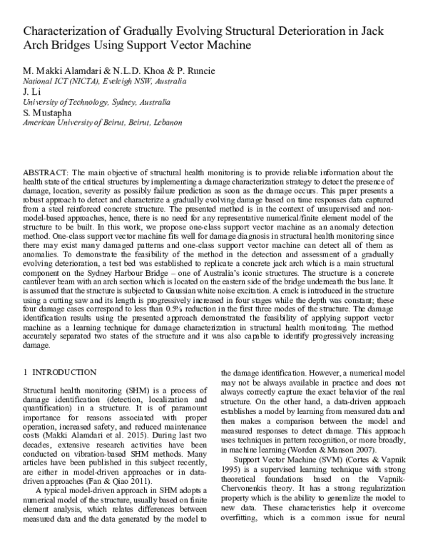 (PDF) Characterization of gradually evolving structural deterioration ...