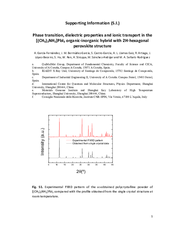 (PDF) Phase Transition, Dielectric Properties, and Ionic Transport in ...