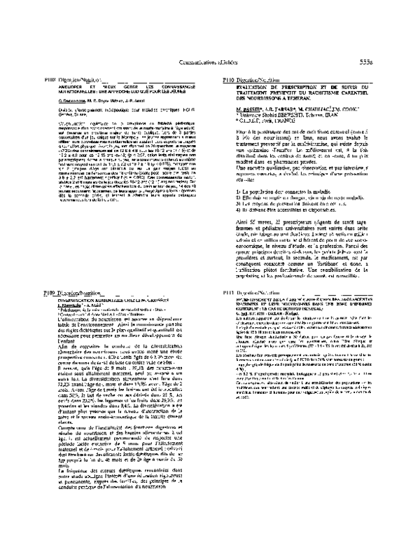 (PDF) Evaluation de prescription et de suivis du traitement preventif ...