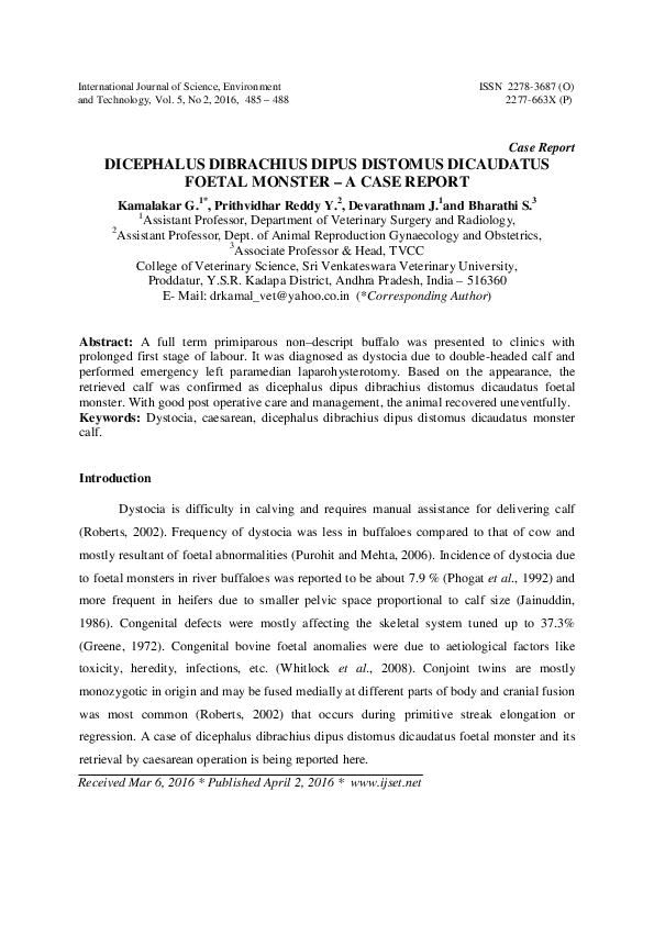 (PDF) Foetal Monster – a Case Report | gdc begumpet - Academia.edu