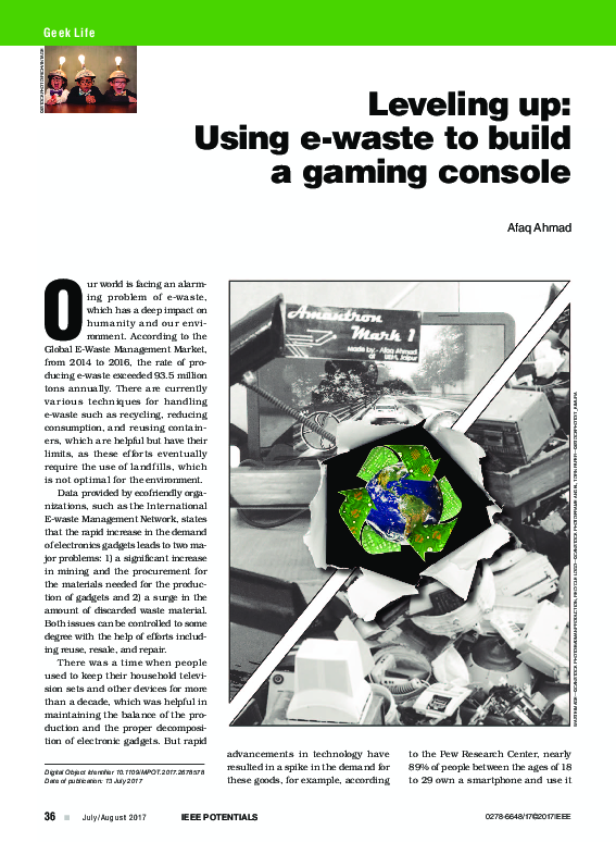 (PDF) Leveling Up: Using E-waste to Build a Gaming Console