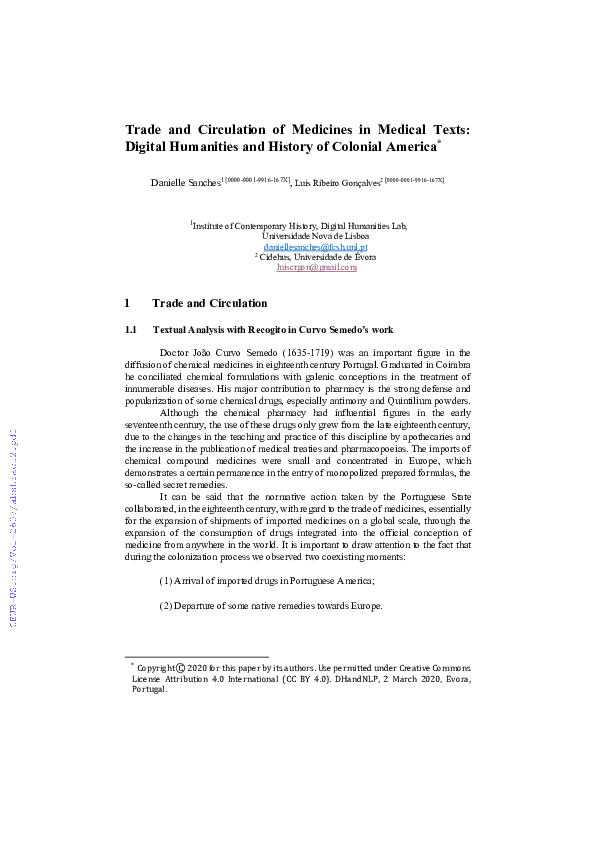 (PDF) Trade and Circulation of Medicines in Medical Texts: Digital ...