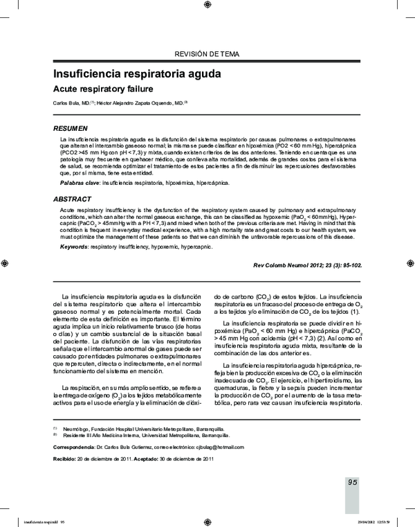(PDF) Insuficiencia respiratoria aguda