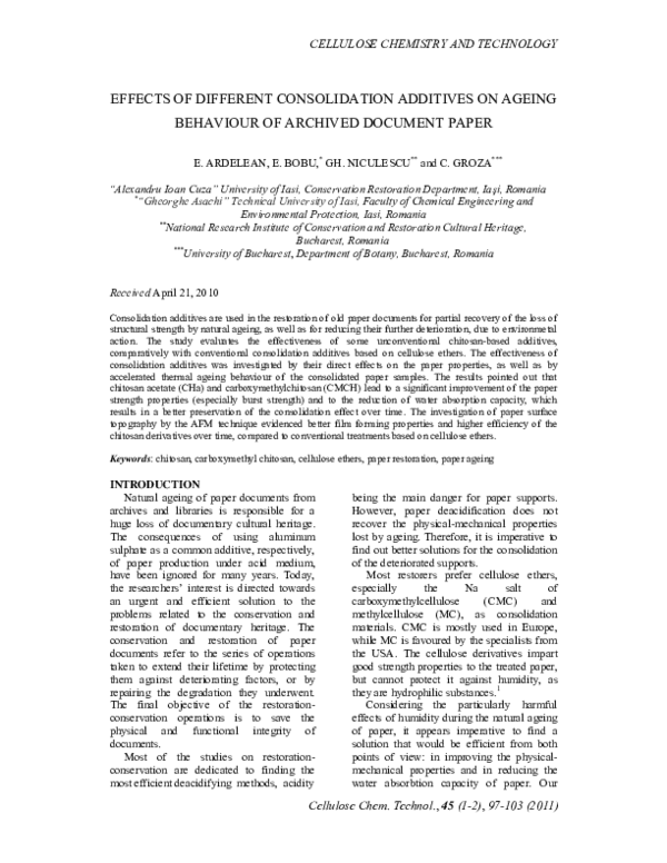 (PDF) Effects of Different Consolidation Additives on Ageing Behaviour ...