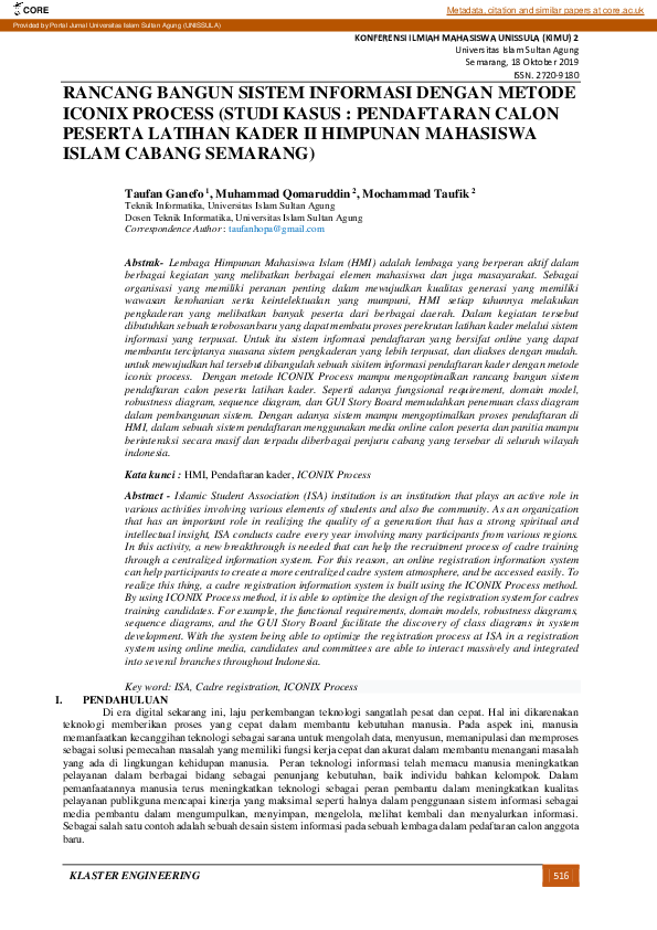 (PDF) Rancang Bangun Sistem Informasi Dengan Metode Iconix Process ...