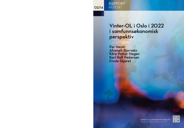 (PDF) Vinter-OL i Oslo i 2022 i samfunnsøkonomisk perspektiv
