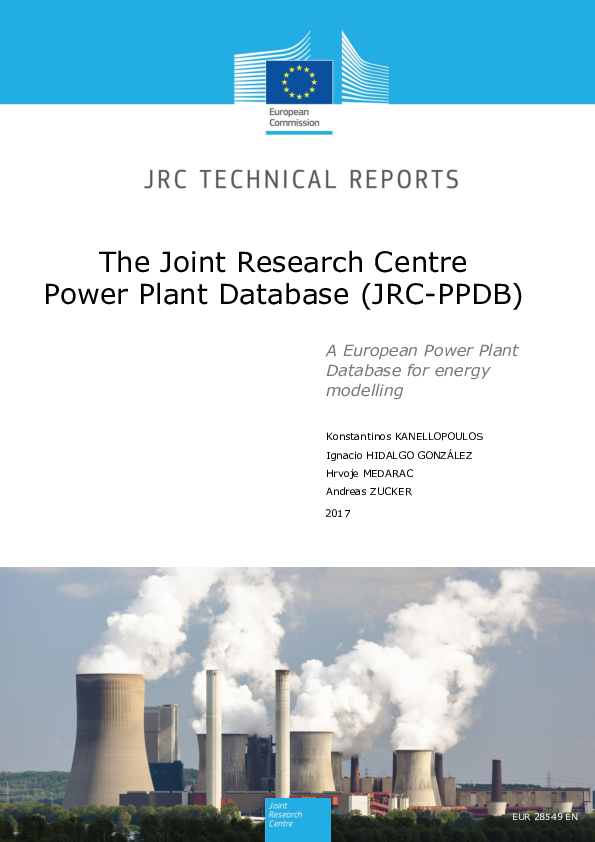 (PDF) The Joint Research Centre Power Plant Database (JRC-PPDB): A ...