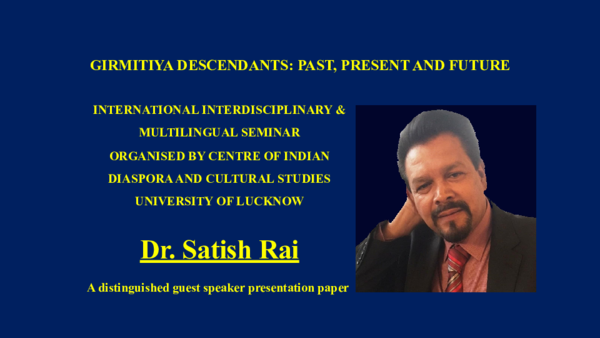(PPT) GIRMITIYA DESCENDANTS PAST PRESENT AND FUTURE | Satish Rai - Academia.edu