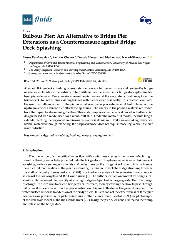 (PDF) Bulbous Pier: An Alternative to Bridge Pier Extensions as a ...