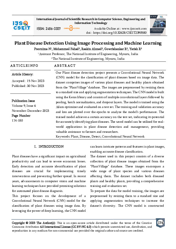 (PDF) Plant Disease Detection Using Image Processing and Machine Learning