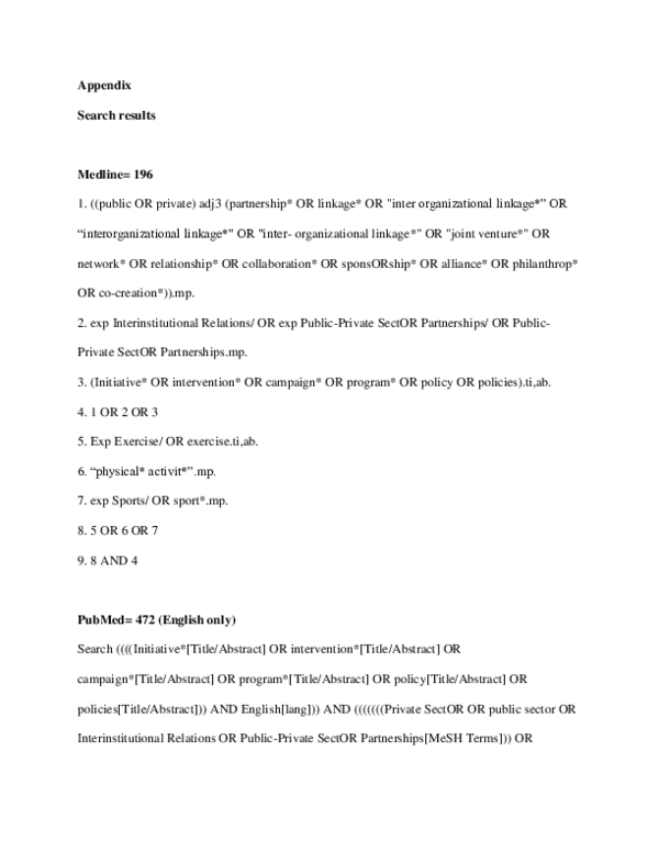 (PDF) Supplemental Material, Appendix - A Qualitative Systematic Review of Public–Private ...