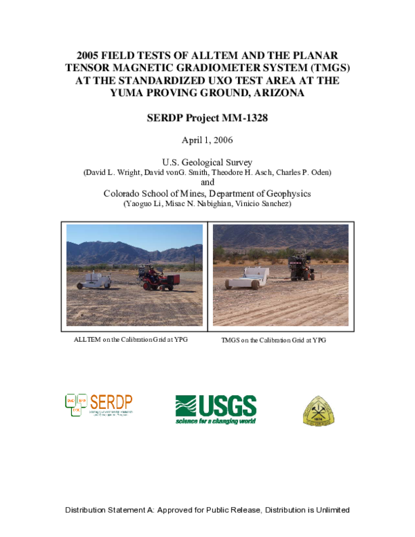 (PDF) 2005 Field Tests of ALLTEM and the Planar Tensor Magnetic ...