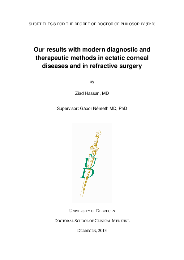 (PDF) Our results with modern diagnostic and therapeutic methods in ...