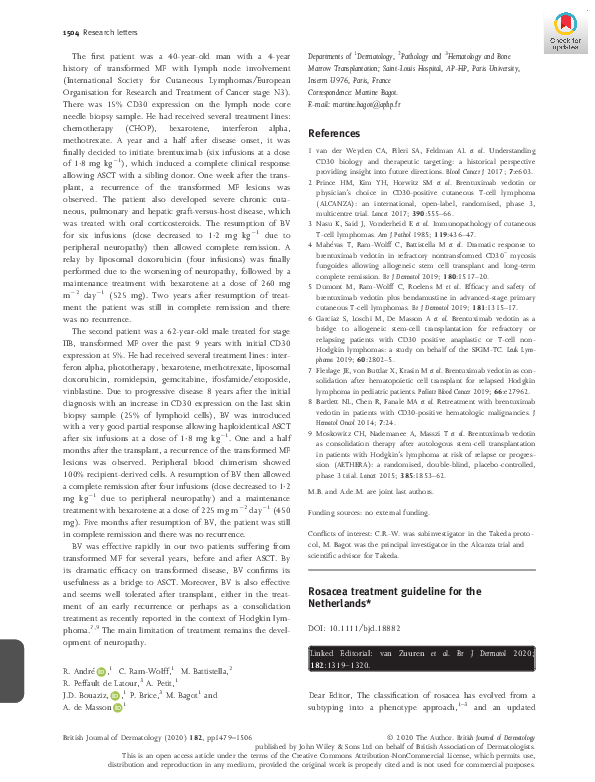 (PDF) Rosacea treatment guideline for the Netherlands