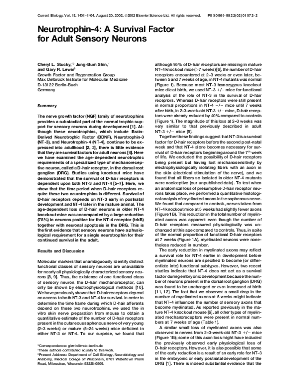 (PDF) Neurotrophin-4