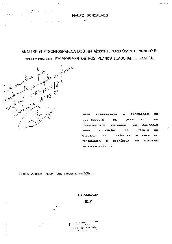 (PDF) Analise eletromiografica dos mm. biceps femuris (Caput Longum) e ...