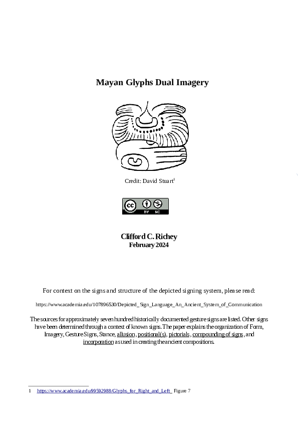 (PDF) Mayan Glyphs Dual Imagery