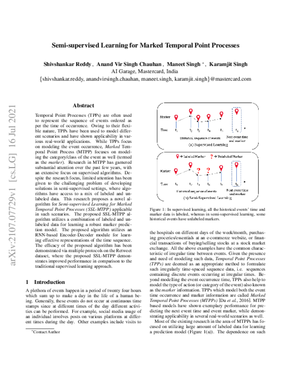 Pdf Semi Supervised Learning For Marked Temporal Point Processes 
