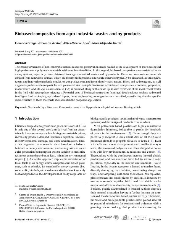 (PDF) Biobased composites from agro-industrial wastes and by-products