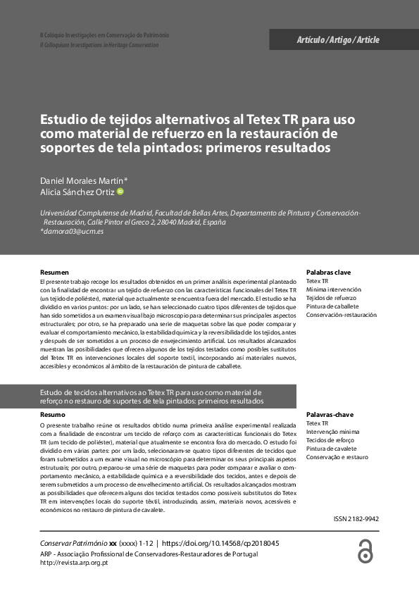 (PDF) Study on alternative textiles to Tetex TR for use as ...