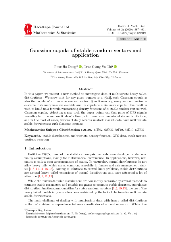 (PDF) Gaussian copula of stable random vectors and application | Phúc Đăng - Academia.edu