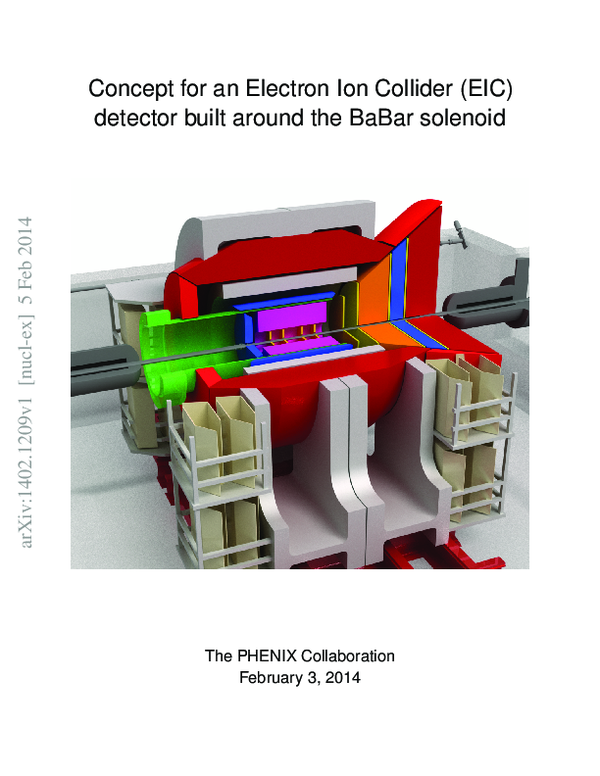 (PDF) Concept for an Electron Ion Collider (EIC) detector built around ...