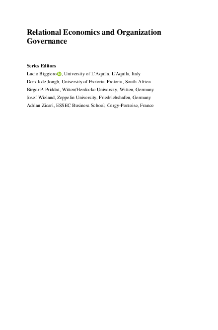 (PDF) The Relational View of Economics