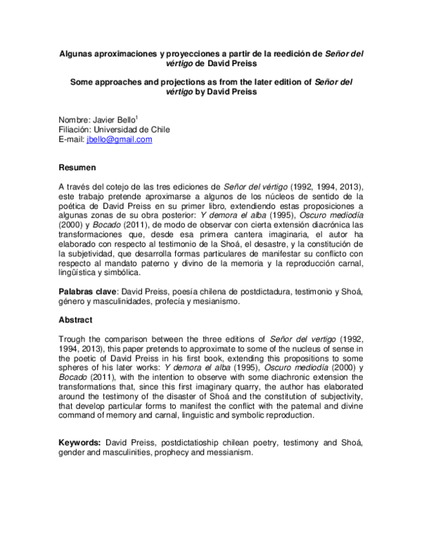 (PDF) Algunas aproximaciones y proyecciones a partir de la reedición de ...