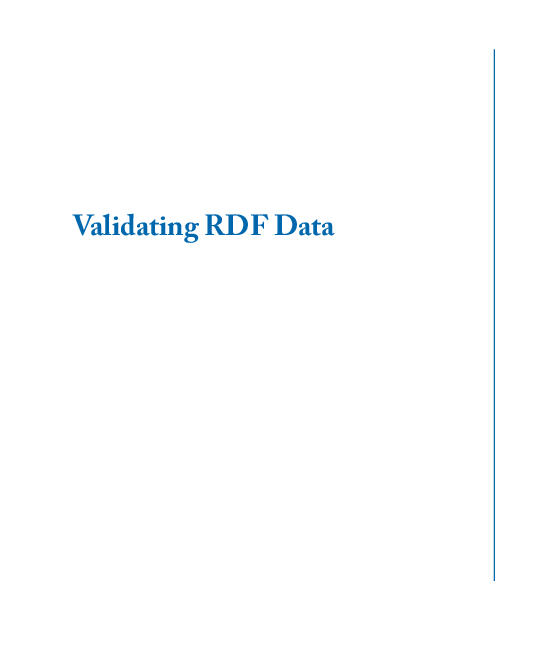 (PDF) Validating RDF Data