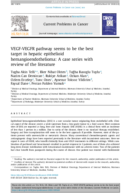 (PDF) VEGF-VEGFR pathway seems to be the best target in hepatic ...