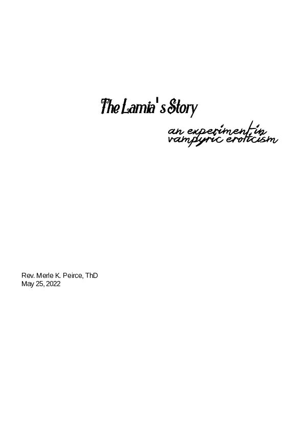 (PDF) 74 - The Lamia's Story