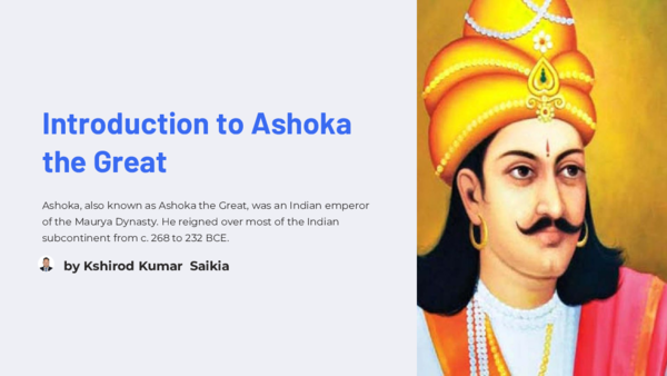 (PDF) Introduction to Ashoka the Great