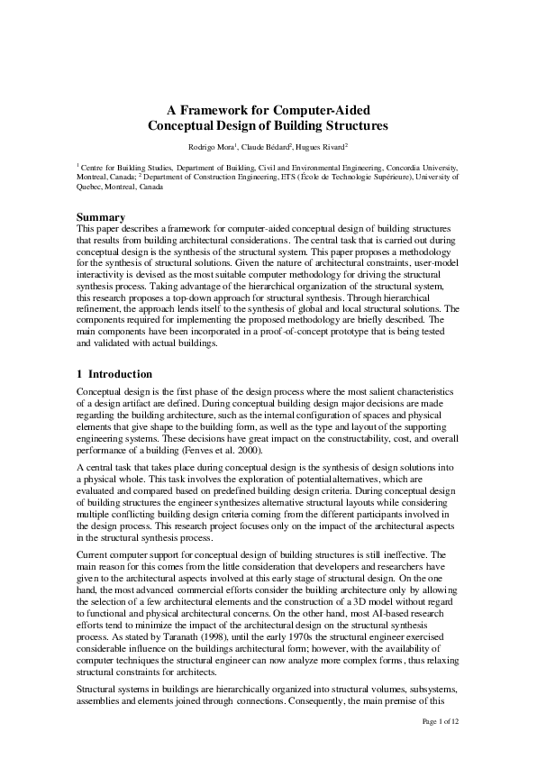 (PDF) A framework for computer-aided conceptual design and its ...