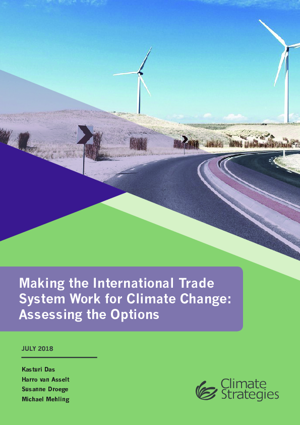 (PDF) Making the international trading system work for climate change ...