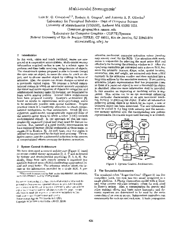 (PDF) Multi-modal stereognosis