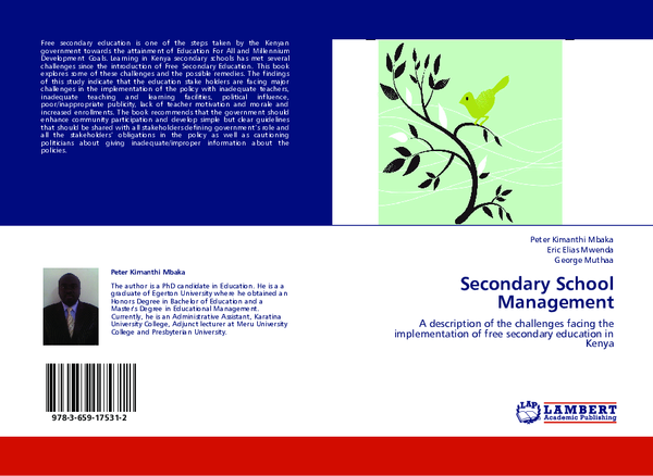 (PDF) Secondary School Management