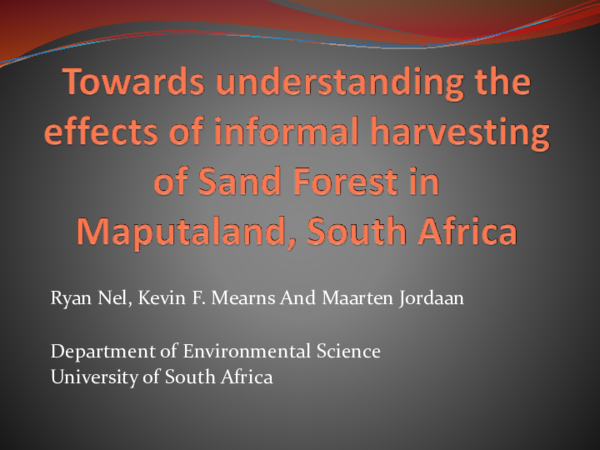 (PDF) Towards understanding the effects of informal harvesting of Sand ...