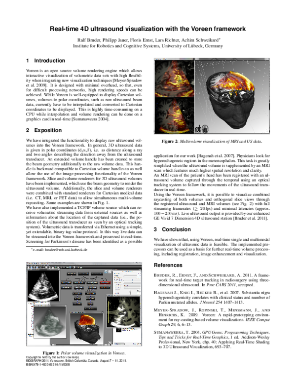 (PDF) Real-time 4D ultrasound visualization with the Voreen framework | Floris Ernst - Academia.edu