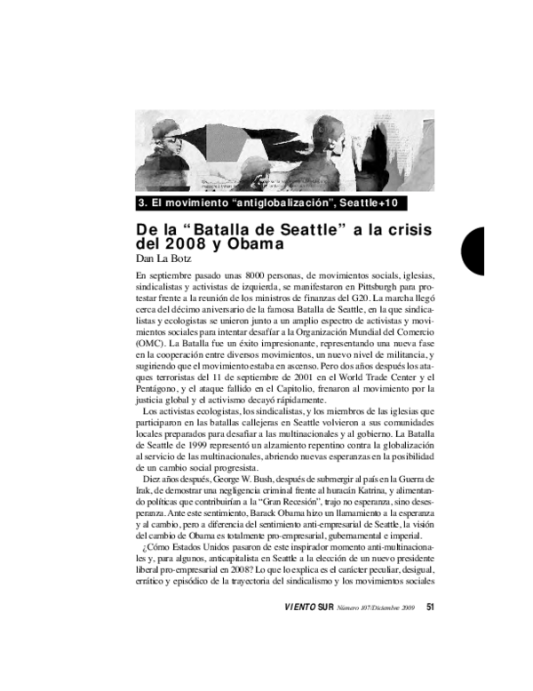 (PDF) 3. El movimiento "antiglobalización", Seattle+10: de la "Batalla ...