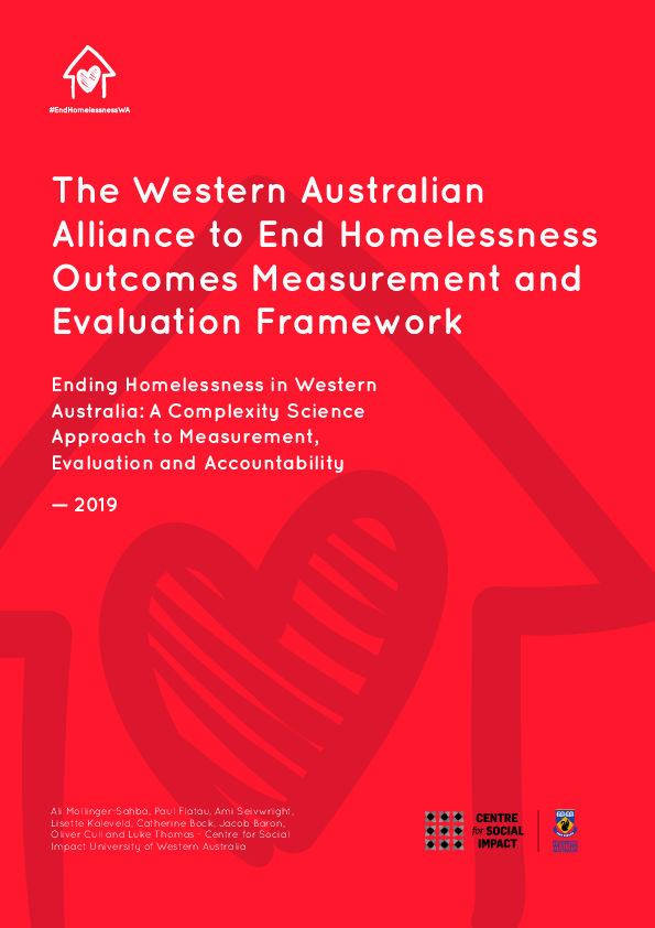 (PDF) The Western Australian Alliance to End Homelessness outcomes ...
