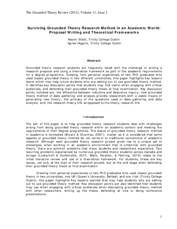 (PDF) Surviving Grounded Theory Research Method in an Academic World ...