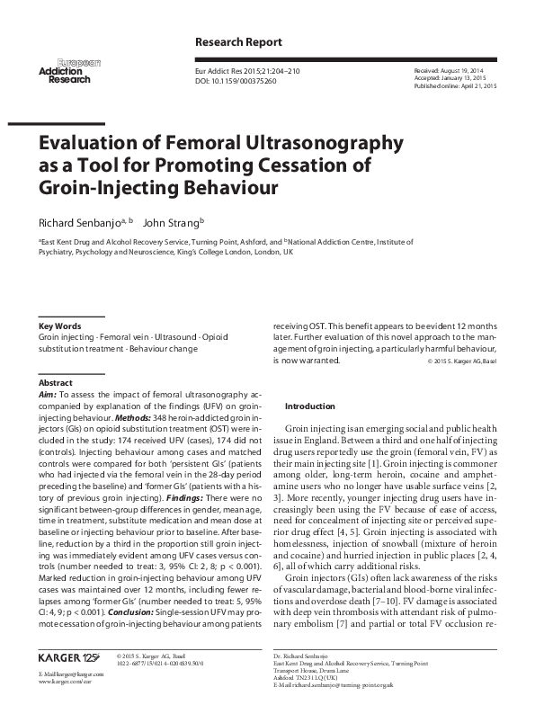 (PDF) Evaluation of Femoral Ultrasonography as a Tool for Promoting ...