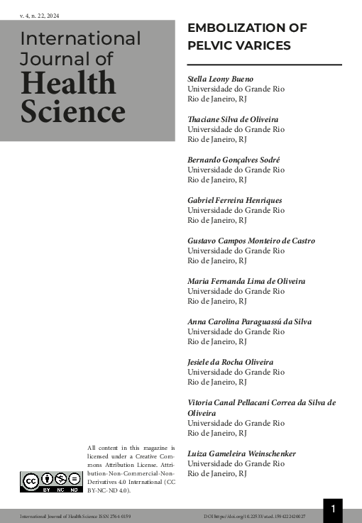 (PDF) EMBOLIZATION OF PELVIC VARICES (Atena Editora)