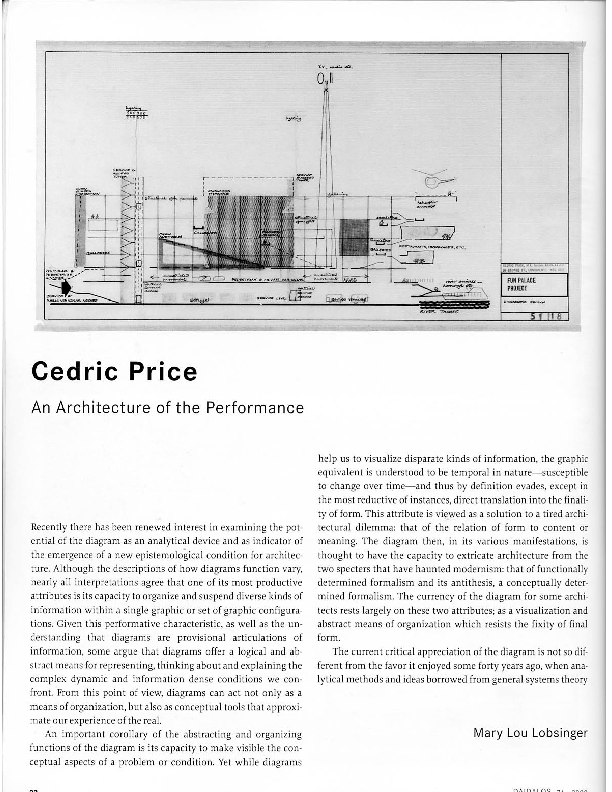 (PDF) «Cedric Price. An Architecture of Performance»