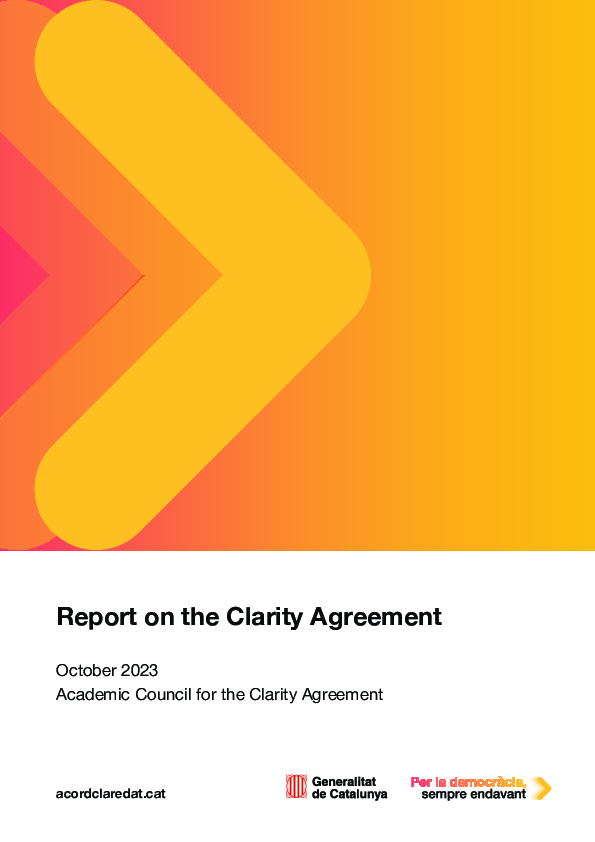 (PDF) Report on the Clarity Agreement