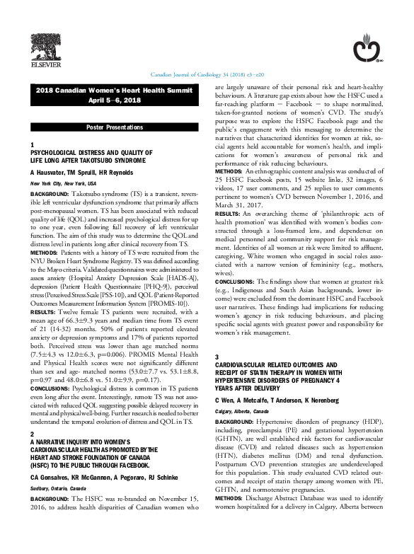 (PDF) A Narrative Inquiry into Women’s Cardiovascular Health as ...
