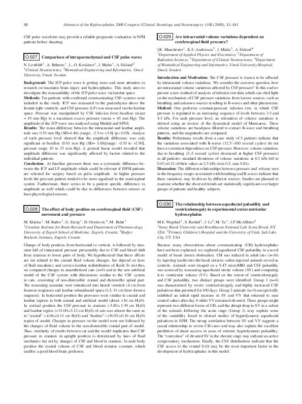 (PDF) O.030 The relationship between aqueductal pulsatility and ...