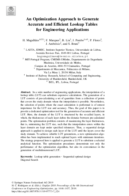 (PDF) An Optimization Approach to Generate Accurate and Efficient ...