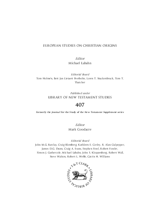 (PDF) Structuring Early Christian Memory: Jesus in Tradition ...