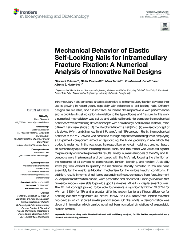 (PDF) Mechanical Behavior of Elastic Self-Locking Nails for ...